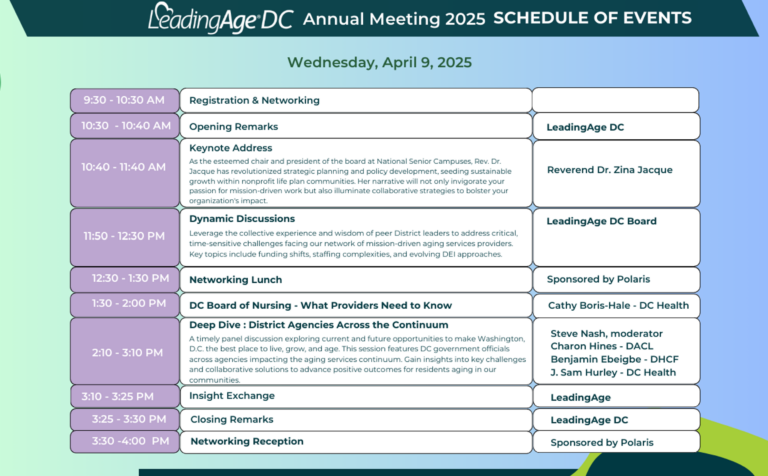 2025 LeadingAge DC Annual Conference – LeadingAge DC